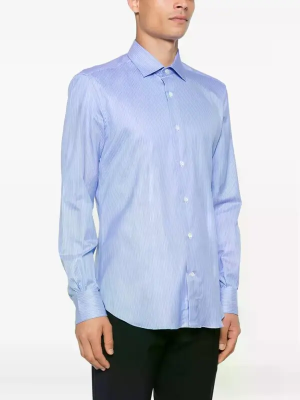 MAZZARELLI Striped Long-sleeved Shirt