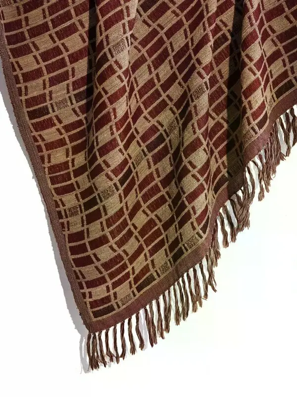 SOHO HOME Erin Geometric-pattern Fringed Throw