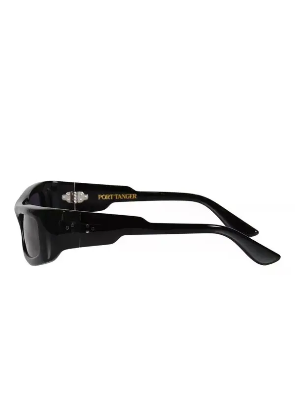 PORT TANGER Daryan Rectangle-frame Sunglasses - Black