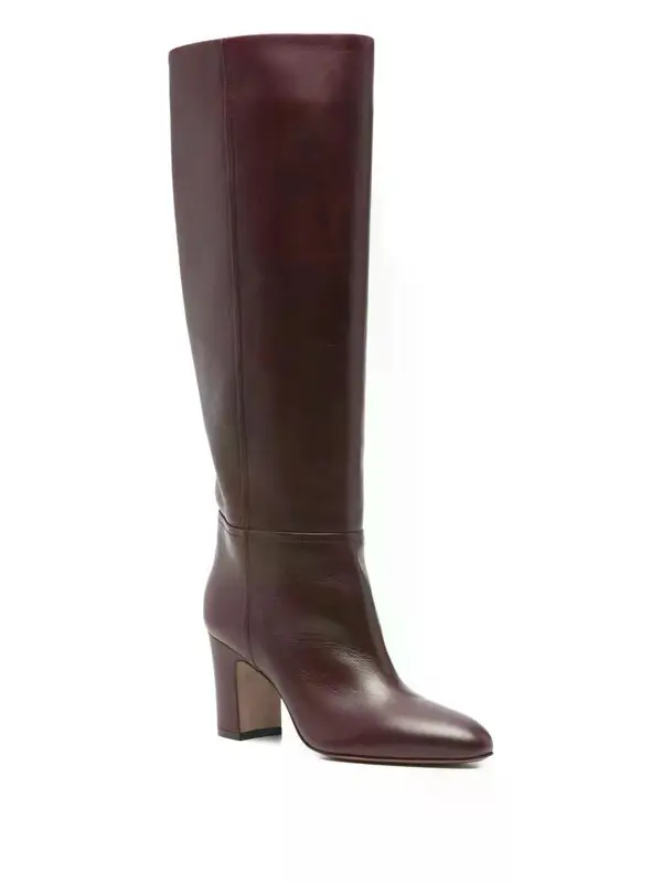 Paris Texas 70mm Leather Block-heel Boots