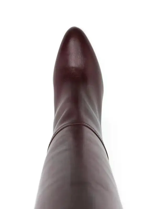 Paris Texas 70mm Leather Block-heel Boots