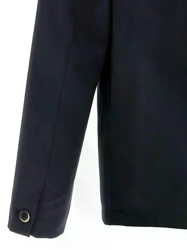 Barena Venezia Button-cuffed Wool Overshirt - Blue