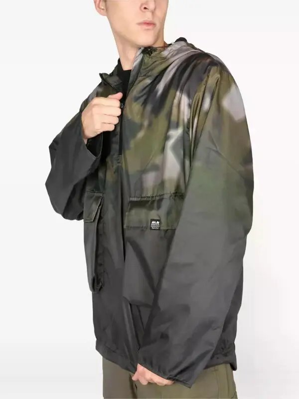ARKAIR Camouflage Print Half-zip Jacket