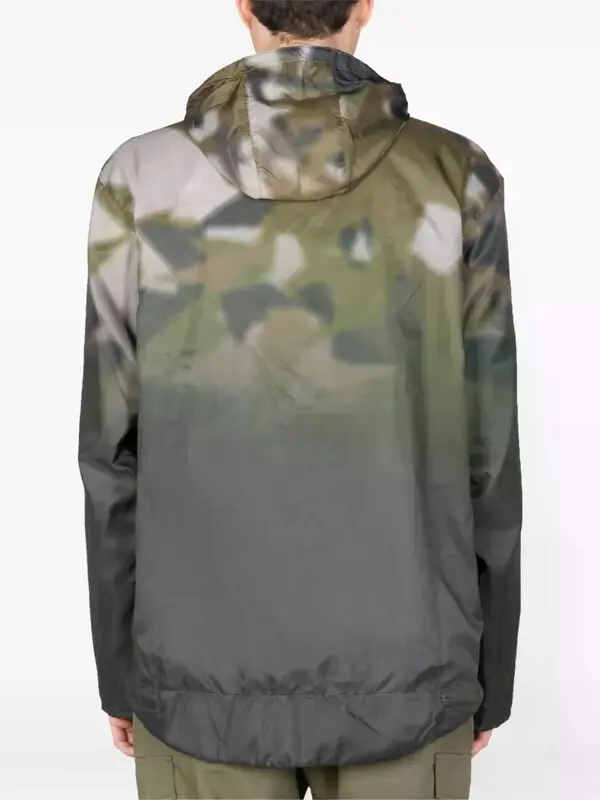 ARKAIR Camouflage Print Half-zip Jacket