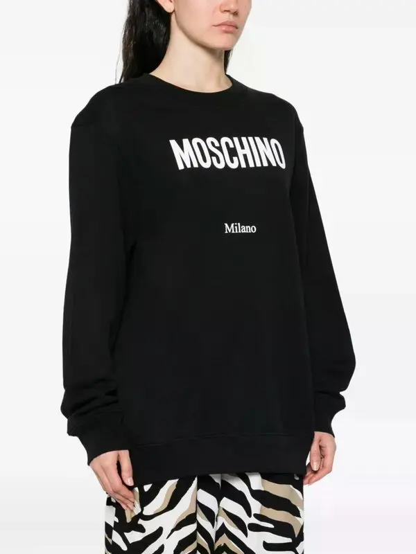 Moschino Print Crewneck Sweatshirt