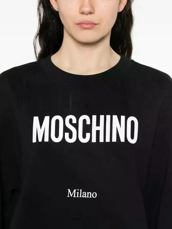 Moschino Print Crewneck Sweatshirt