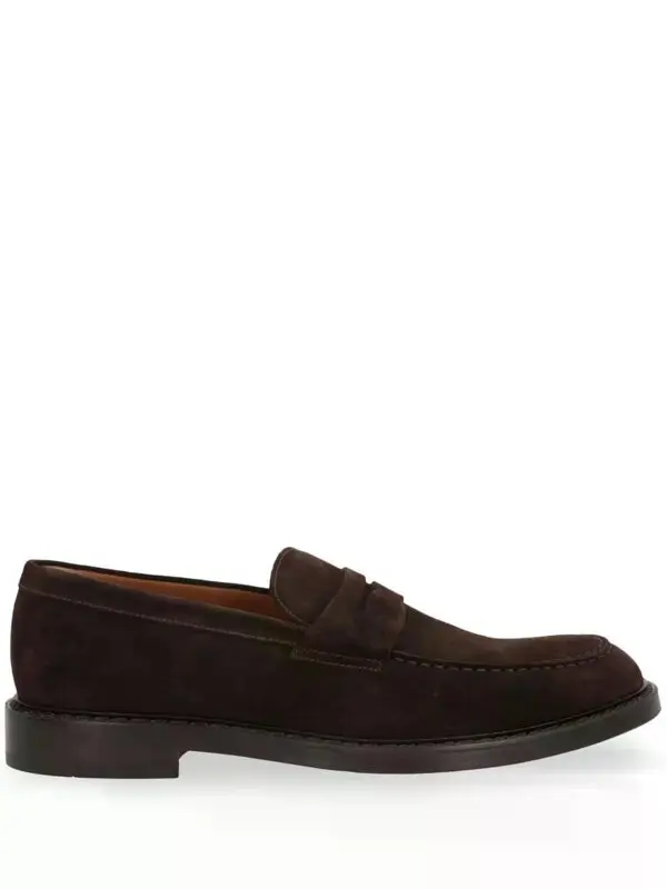 DOUCAL'S Calf Suede Loafers