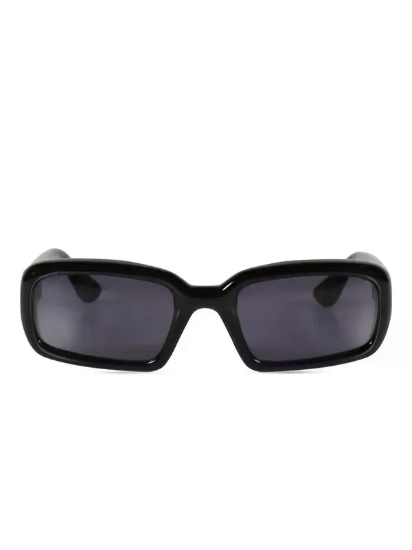 PORT TANGER Mektoub Rectangle-frame Sunglasses - Black