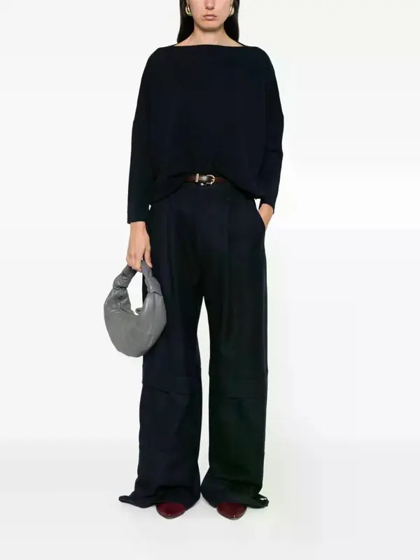 DANIELA GREGIS Boat-neck Wool Sweater