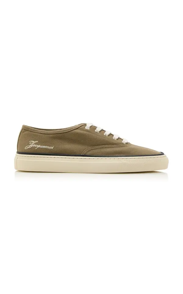 Jacquemus The Fefe Cotton Sneakers - Green