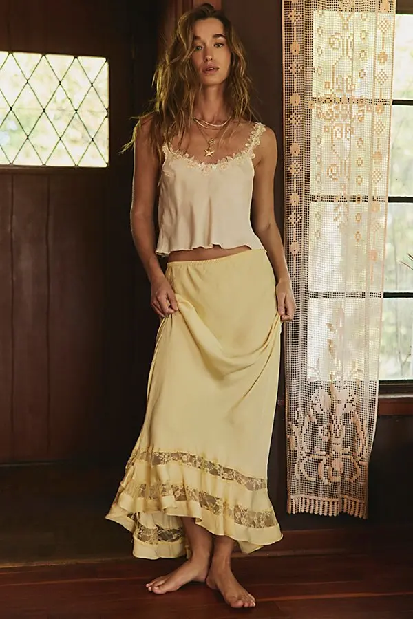 Free People Intimately At Long Lost Lover Half Slip - Sunlight