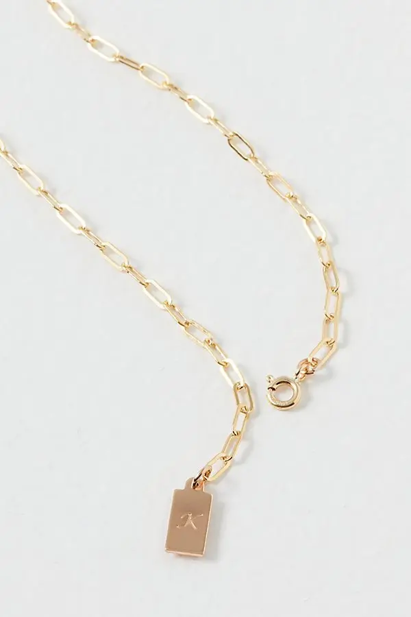 OXB JEWELRY Monogrammed Convertible Chain - Gold K