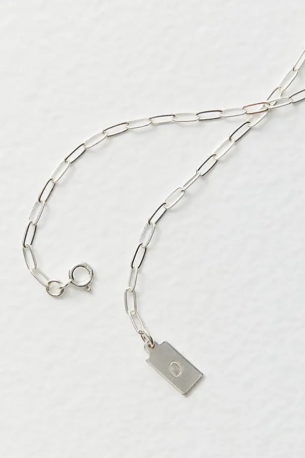 OXB JEWELRY Monogrammed Convertible Chain - Silver O