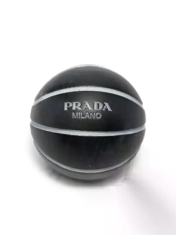 Prada Basketball Single Earring - Black
