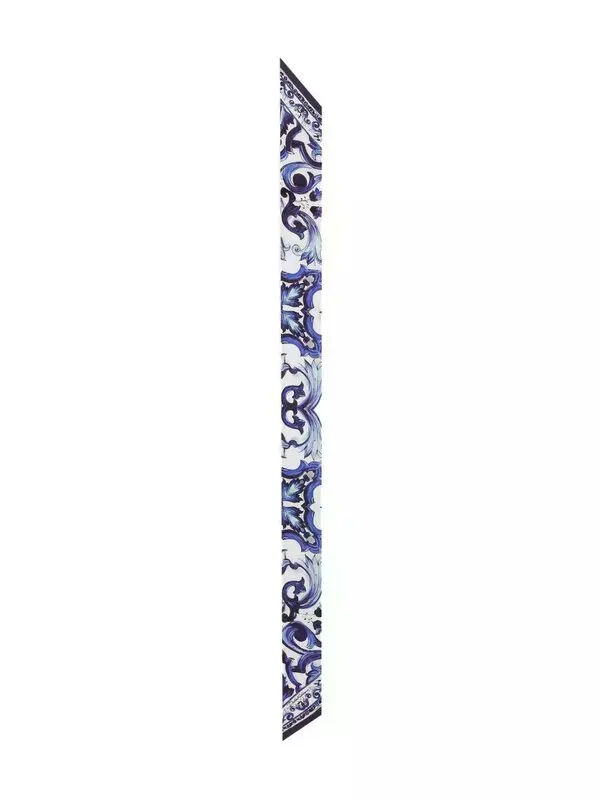 Dolce & Gabbana Majolica-print Scarf - White
