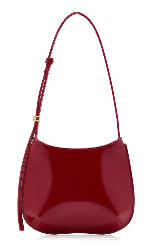 Jacquemus The Petit Bisou Leather Bag - Red