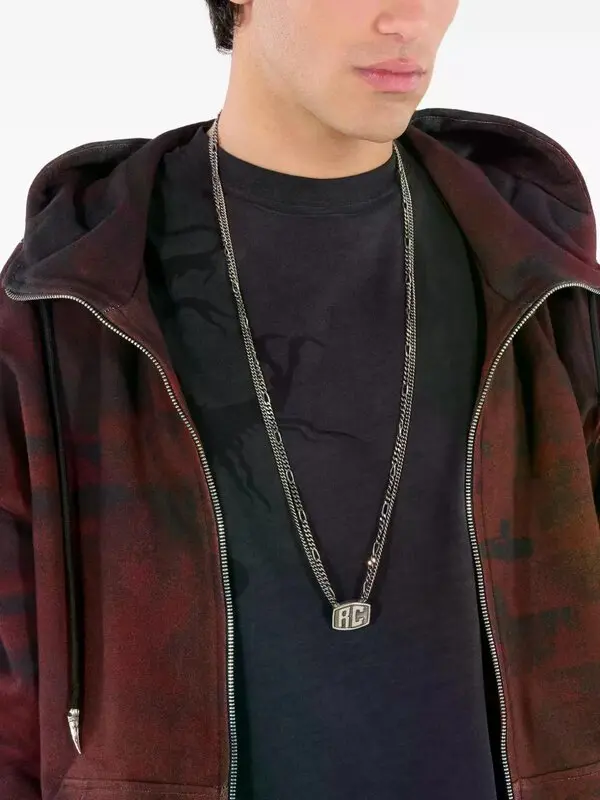 Roberto Cavalli Monogram Double-chain Necklace