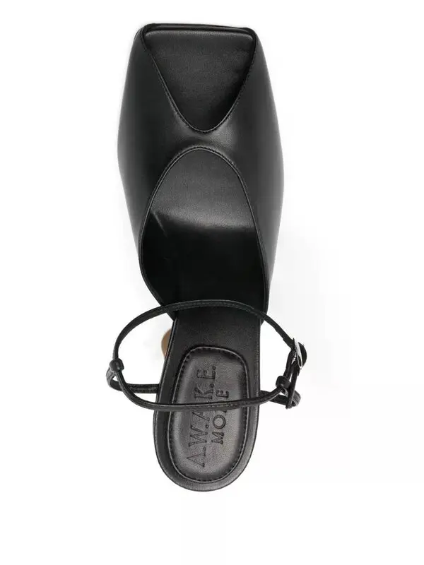 A.W.A.K.E. Mode 100mm Curved-heel Open-toe Mules
