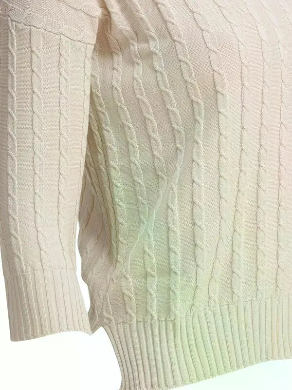 RAKKI Cable-knit Cotton Sweater