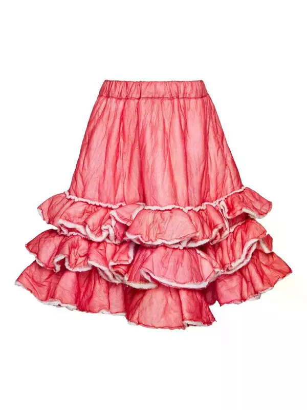Comme Des Garçons Tie Ruffled Skirt