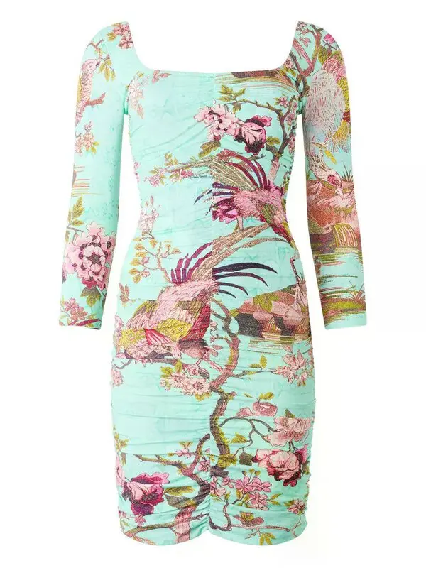 Roberto Cavalli Floral Print Dress