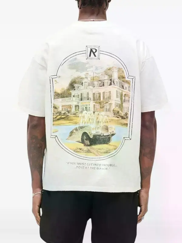 REPRESENT Revere Manor Print T-shirt - White