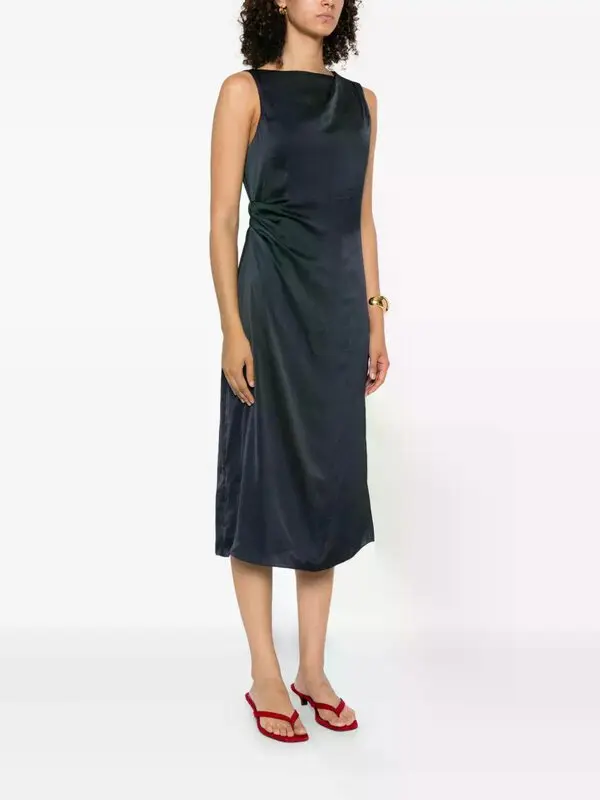 Theory Draped Cowl-neck Dress