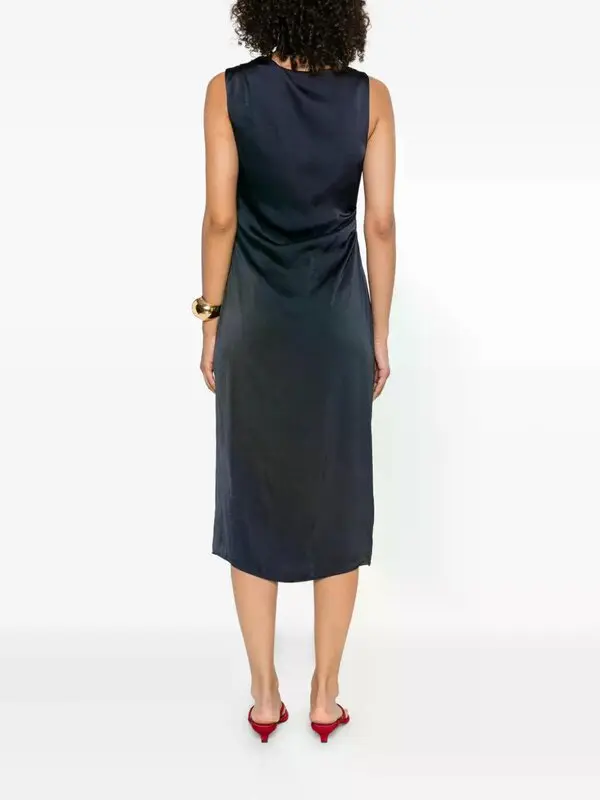 Theory Draped Cowl-neck Dress