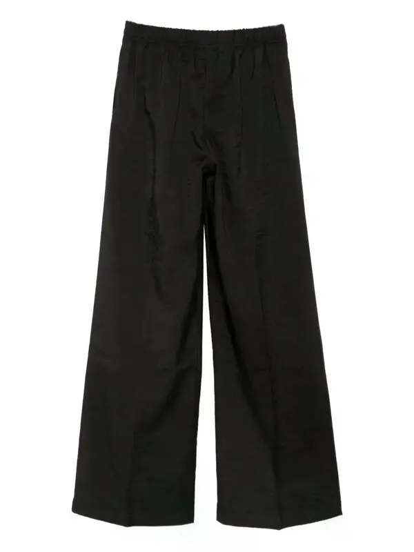 Christian Wijnants Elastic-waist Front-crease Trousers - Black