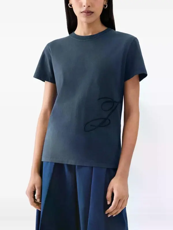 Jacquemus J Embroidered T-shirt - Blue