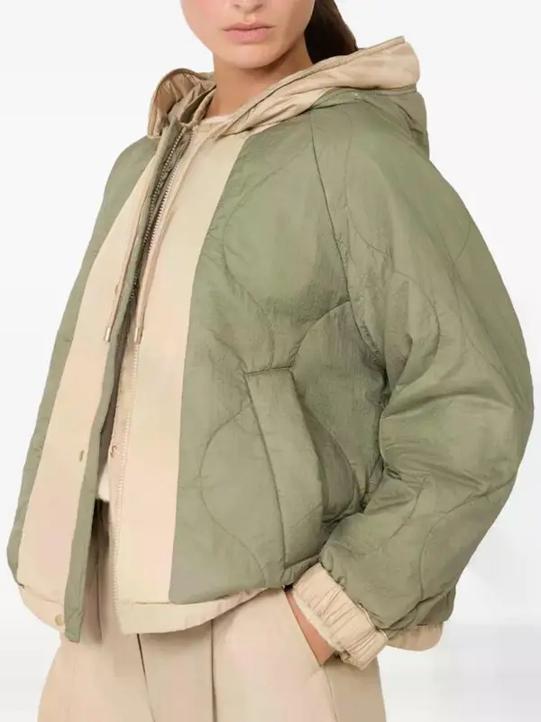 Max Mara Hooded Quilted Jacket
