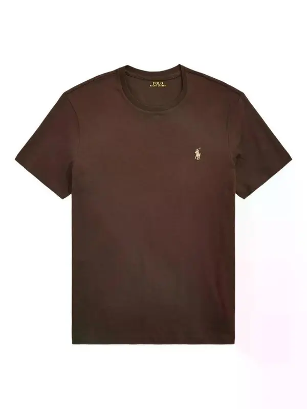 Polo Ralph Lauren Logo-embroidered T-shirt - Brown