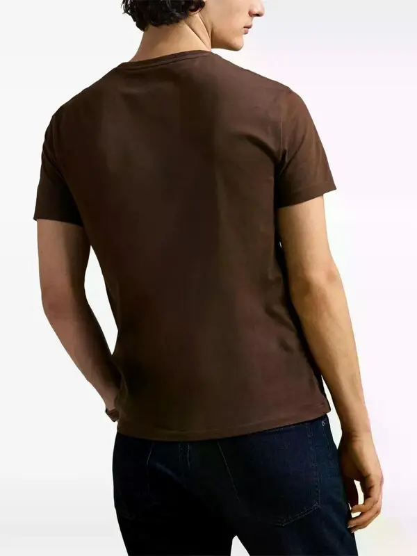 Polo Ralph Lauren Logo-embroidered T-shirt - Brown