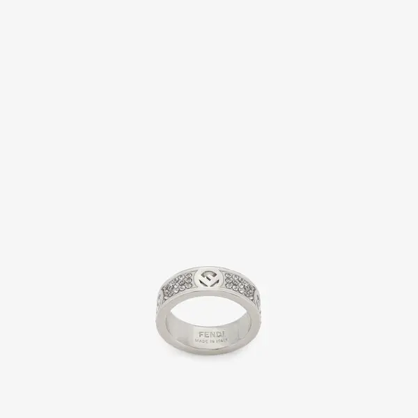 Fendi F Is Palladium Ring - Silver