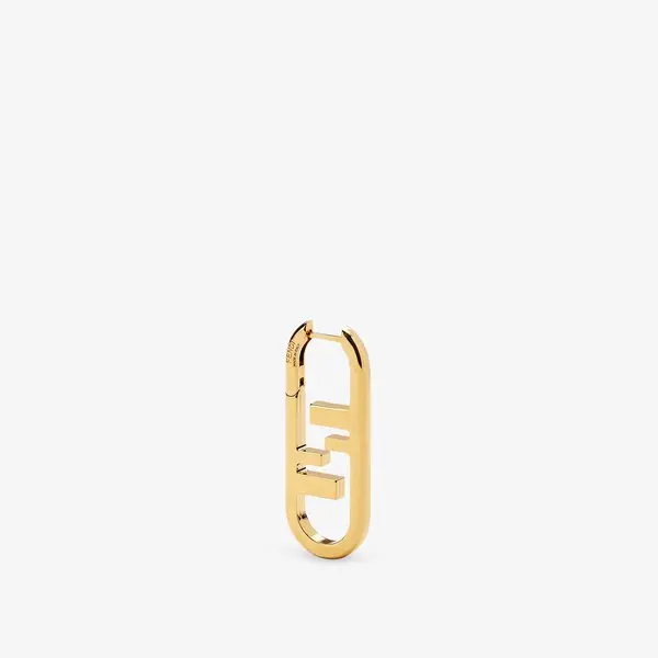 Fendi O'lock Single Earring - Gold