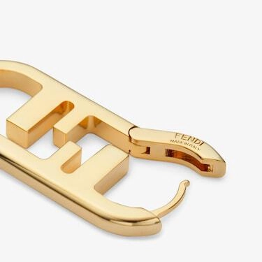 Fendi O'lock Single Earring - Gold