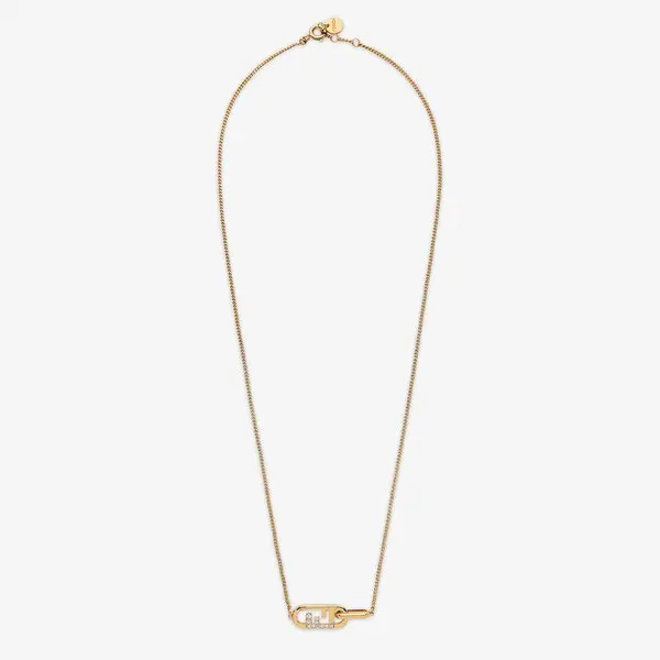 Fendi O'lock Necklace - Gold