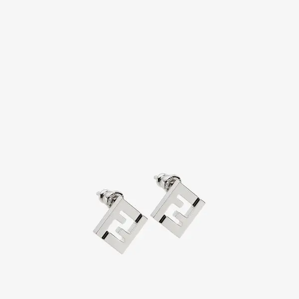 Fendi Forever Stud Earrings - Silver
