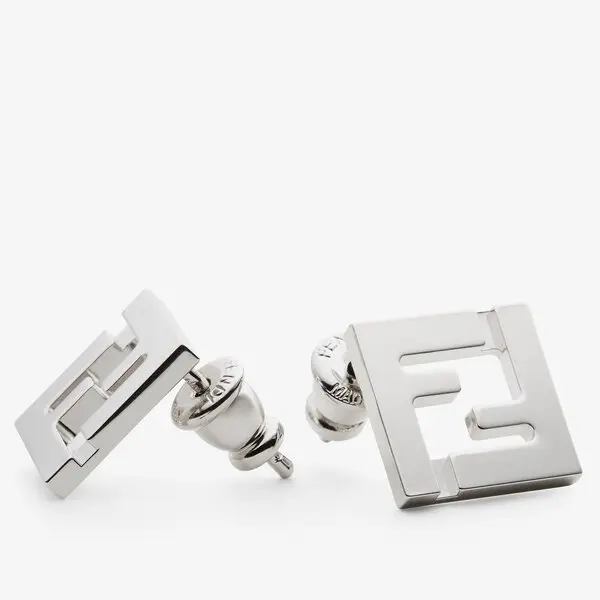 Fendi Forever Stud Earrings - Silver