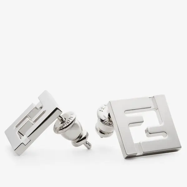 Fendi Forever Stud Earrings - Silver