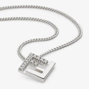 Fendi Forever Ff Pendant Necklace