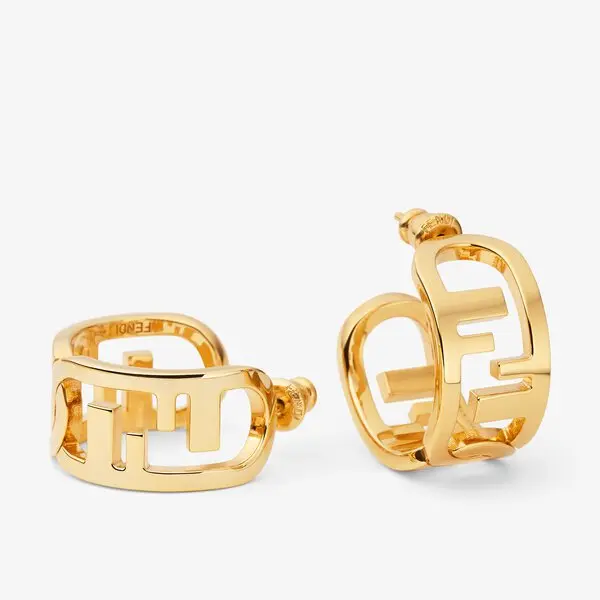 Fendi O'lock Hoop Earrings