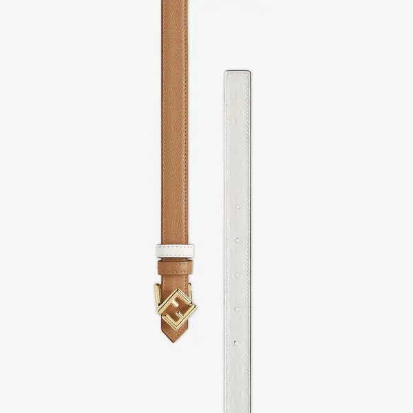 Fendi Ff Diamonds Belt - Beige