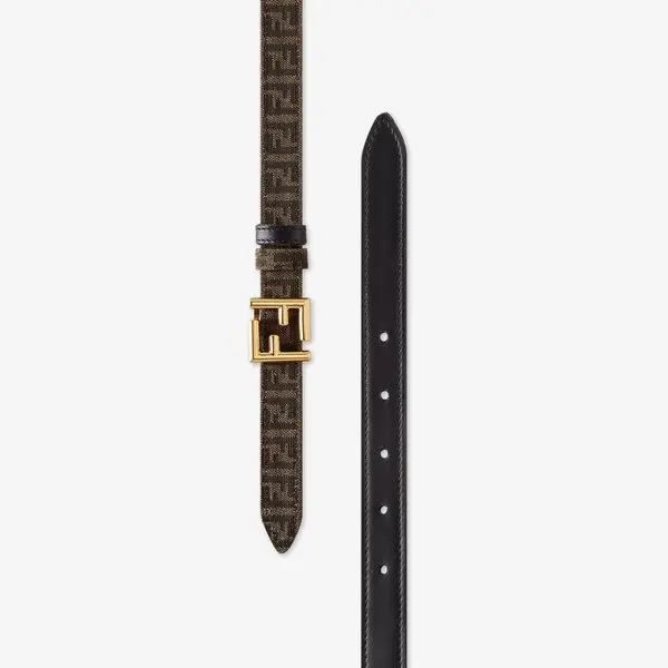 Fendi Reversible Belt With Ff Stud Buckle