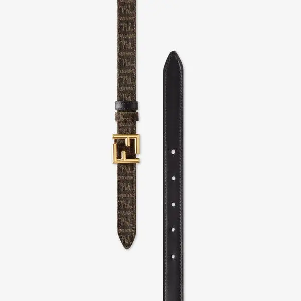Fendi Reversible Belt With Ff Stud Buckle