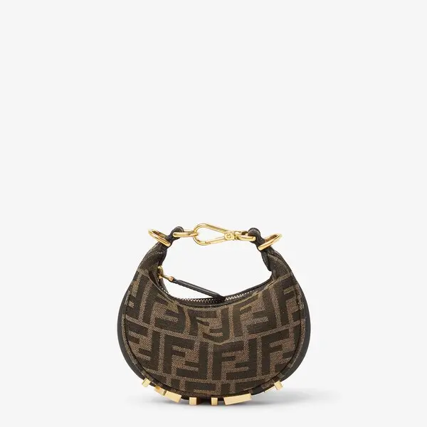 Fendi Nano Fendigraphy Hobo Bag - Brown