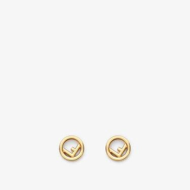 Fendi F Is Stud Earrings - Gold
