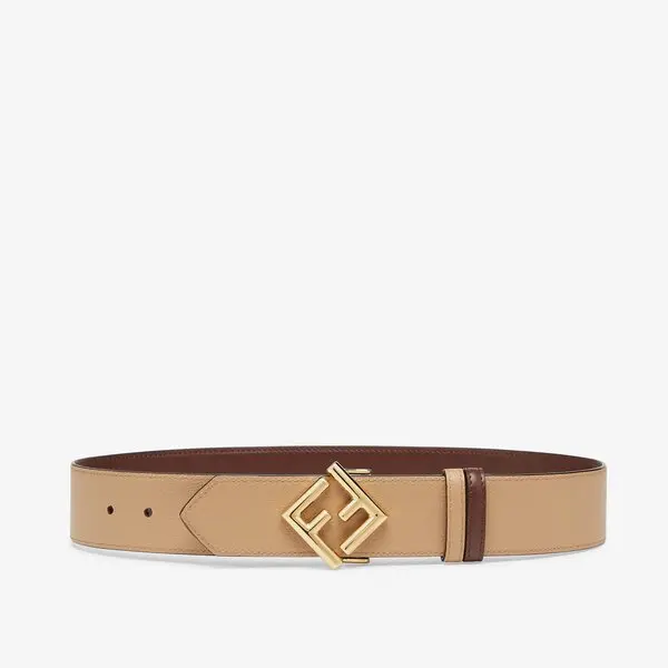 Fendi Ff Diamonds Reversible Belt - Brown