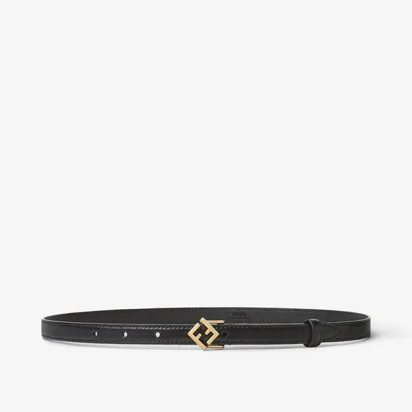 Fendi Ff Diamonds Belt - Black