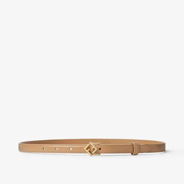 Fendi Ff Diamonds Belt - Beige
